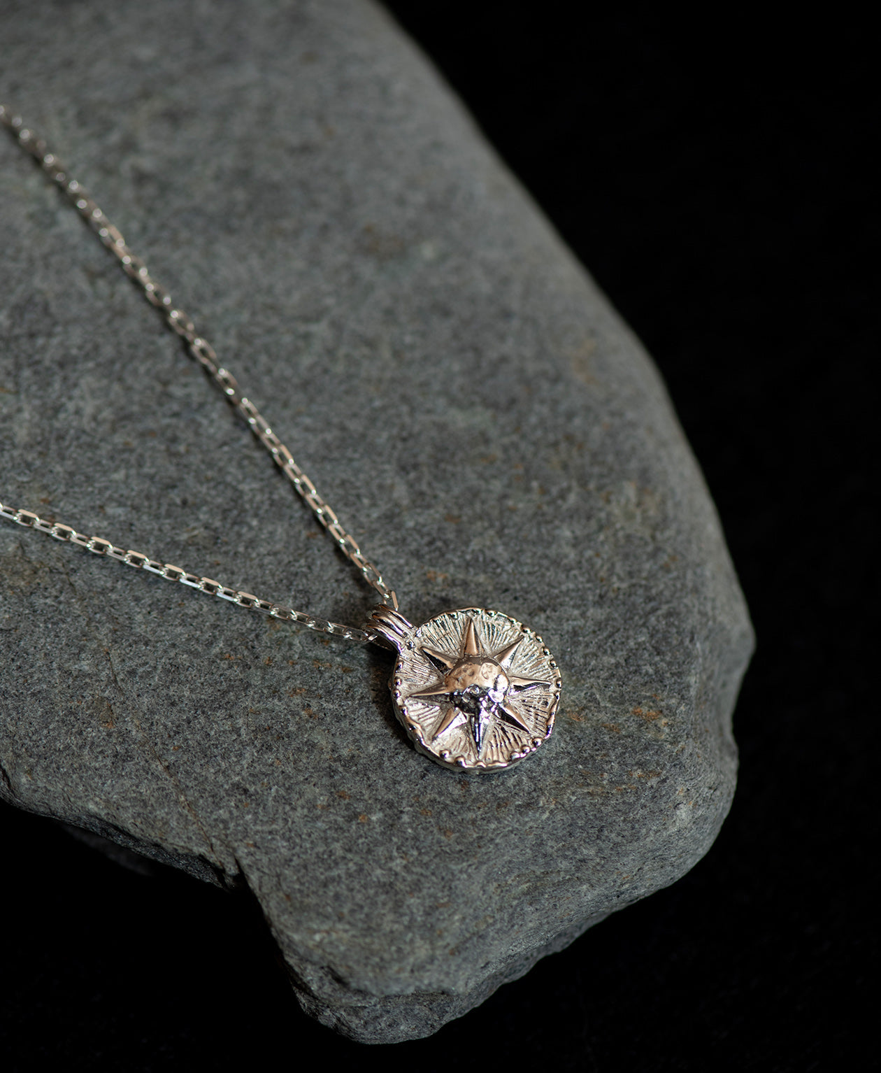 Let the Sun Shine In Necklace - 925 Sterling Silver | Zoë & Morgan NZ
