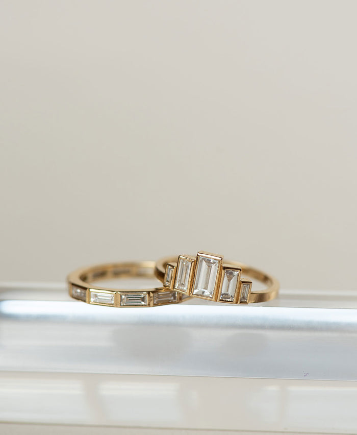 Ava Engagement Ring - 18k Yellow Gold, Diamond | Zoë & Morgan NZ
