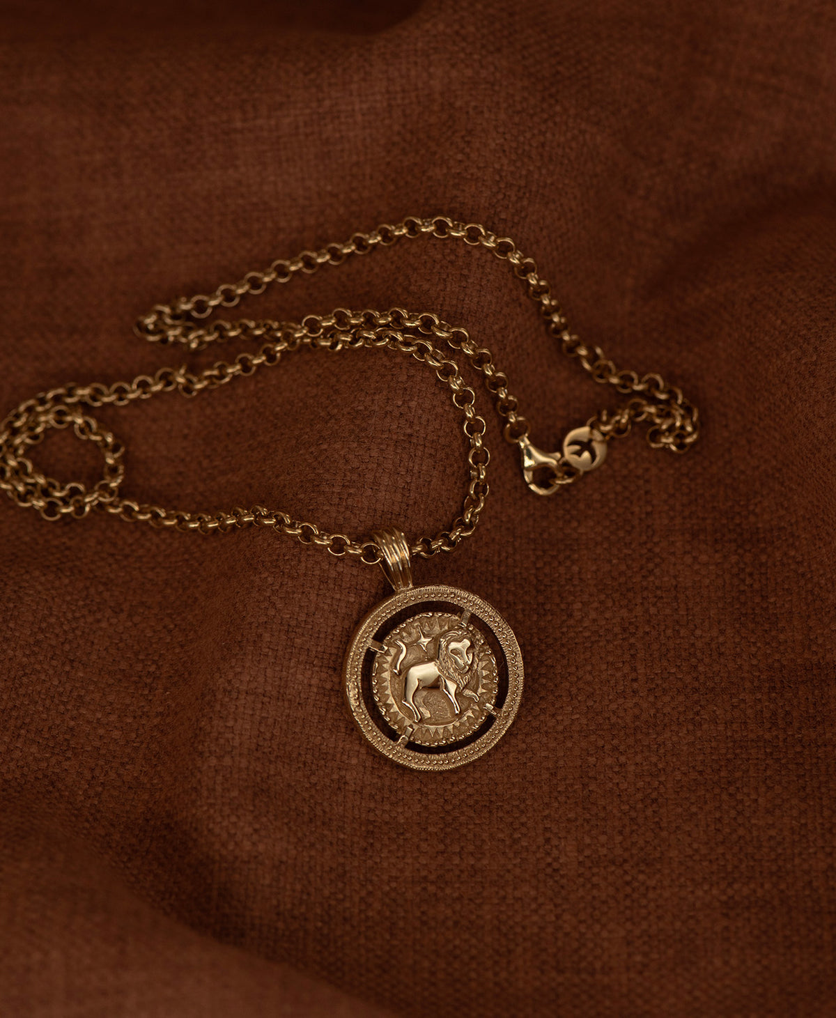 Leo Necklace - 22k Gold Vermeil | Zoë & Morgan NZ
