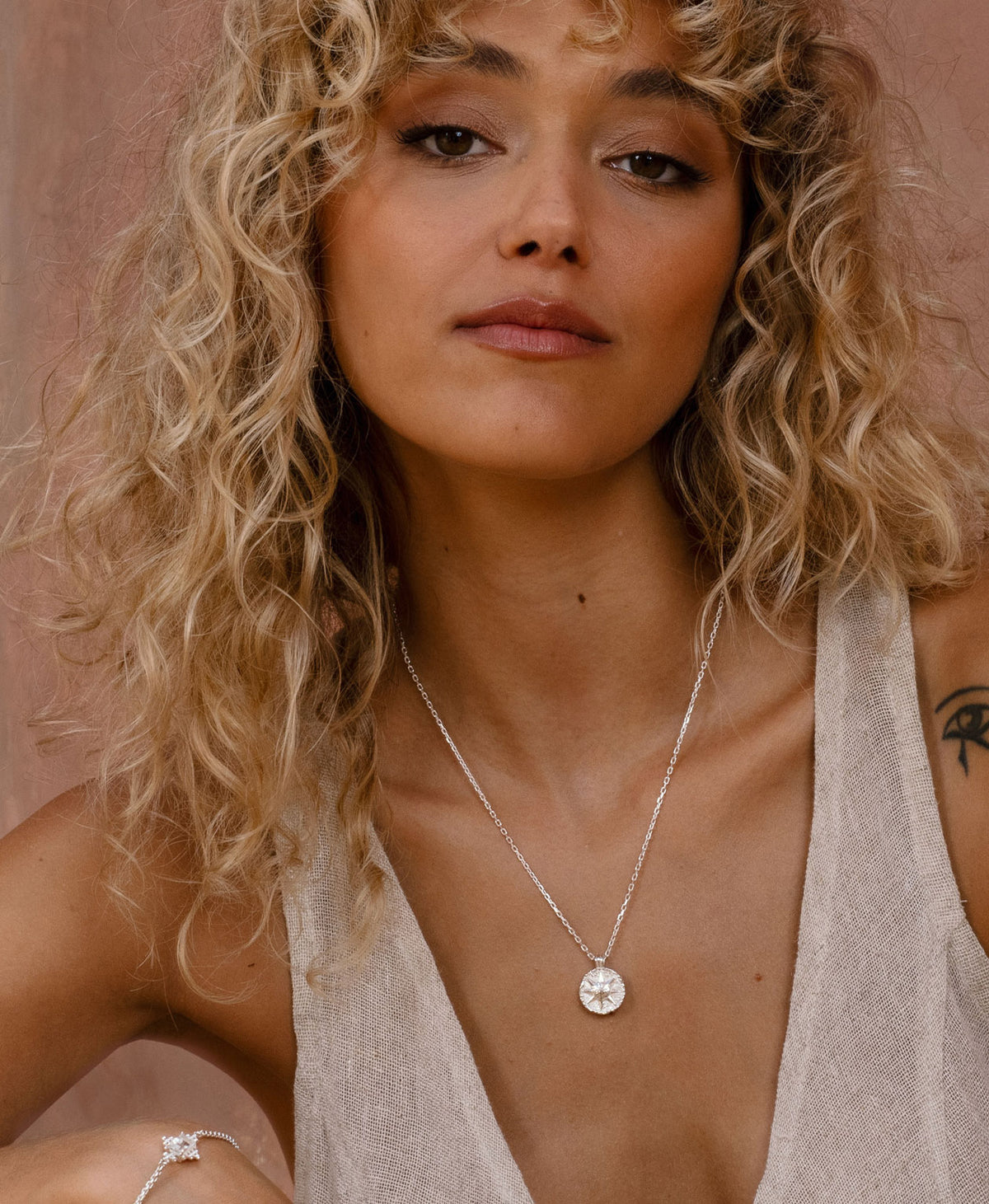 Let the Sun Shine In Necklace - 925 Sterling Silver | Zoë & Morgan NZ