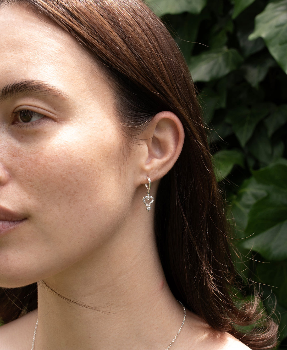 Mini Heart Hoops & Necklace Gift Set - 925 Sterling Silver | Zoë ...