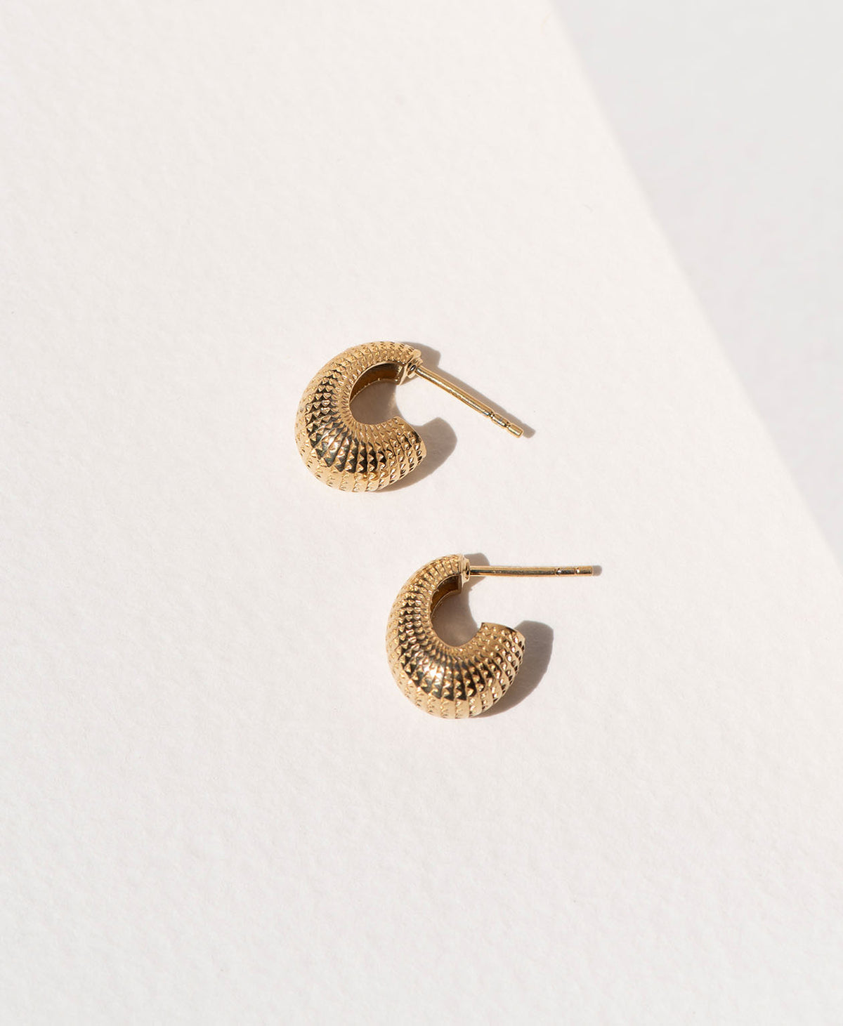 Nova Hoops - 22k Gold Vermeil | Zoë & Morgan NZ