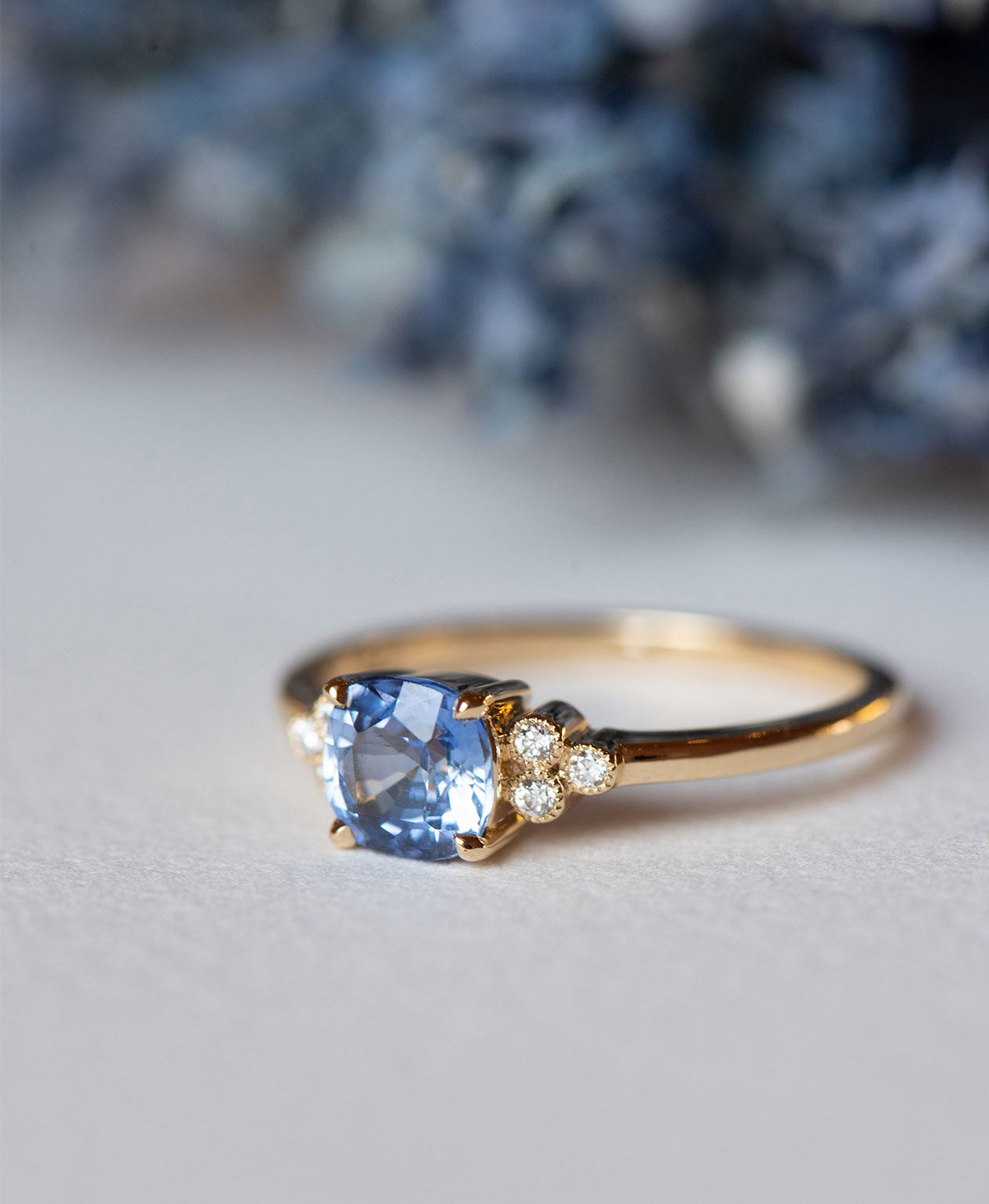 One of a Kind 257 - 18k Yellow Gold, Blue Sapphire | Zoë & Morgan NZ
