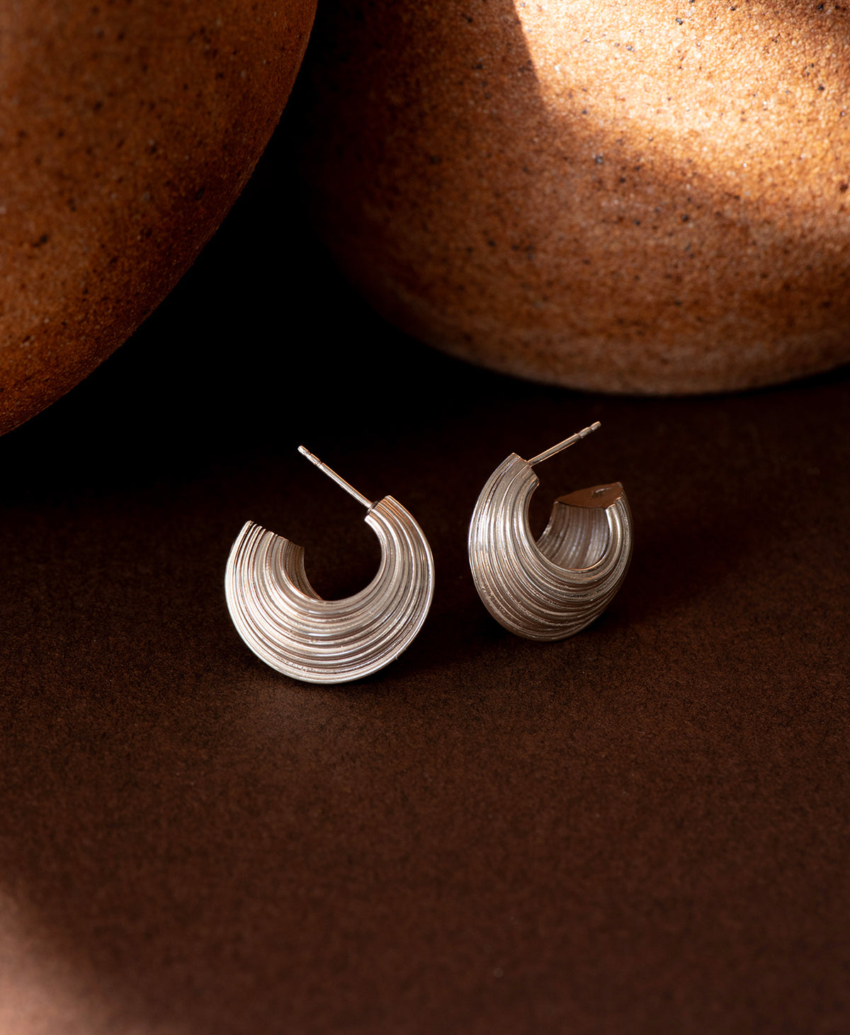 Rae Hoops - 925 Sterling Silver | Zoë & Morgan NZ